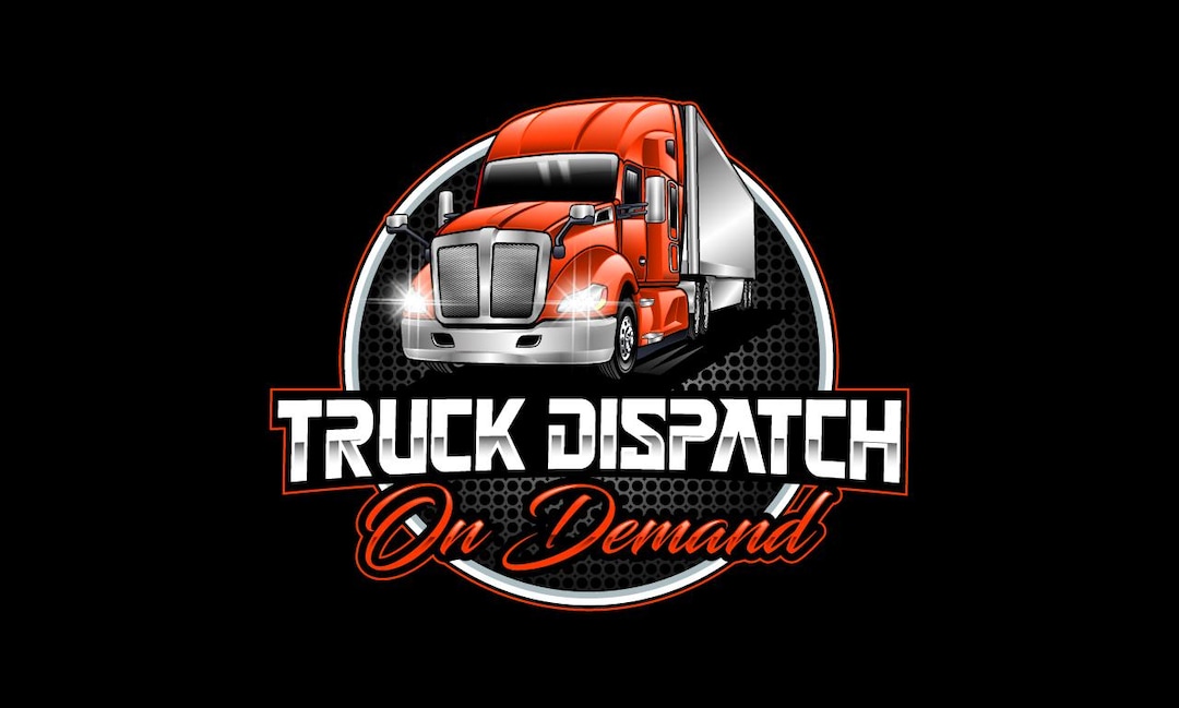 Trucking Logo -transport Logo -towing Logo -dispatcher Logo -truck Logo ...