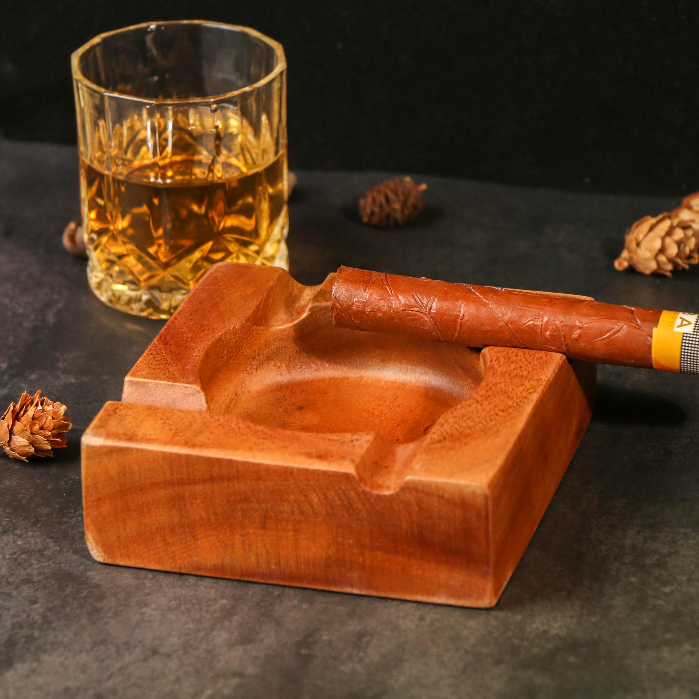 Personalized Wooden ASHTRAY ,custom Engraved Ashtrays ,cigars ...