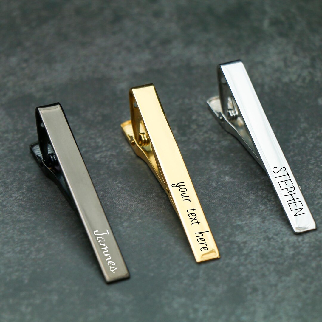 Personalised Handmade Tie Clip,men's Suit Tie Clip,birthday Gifts ...