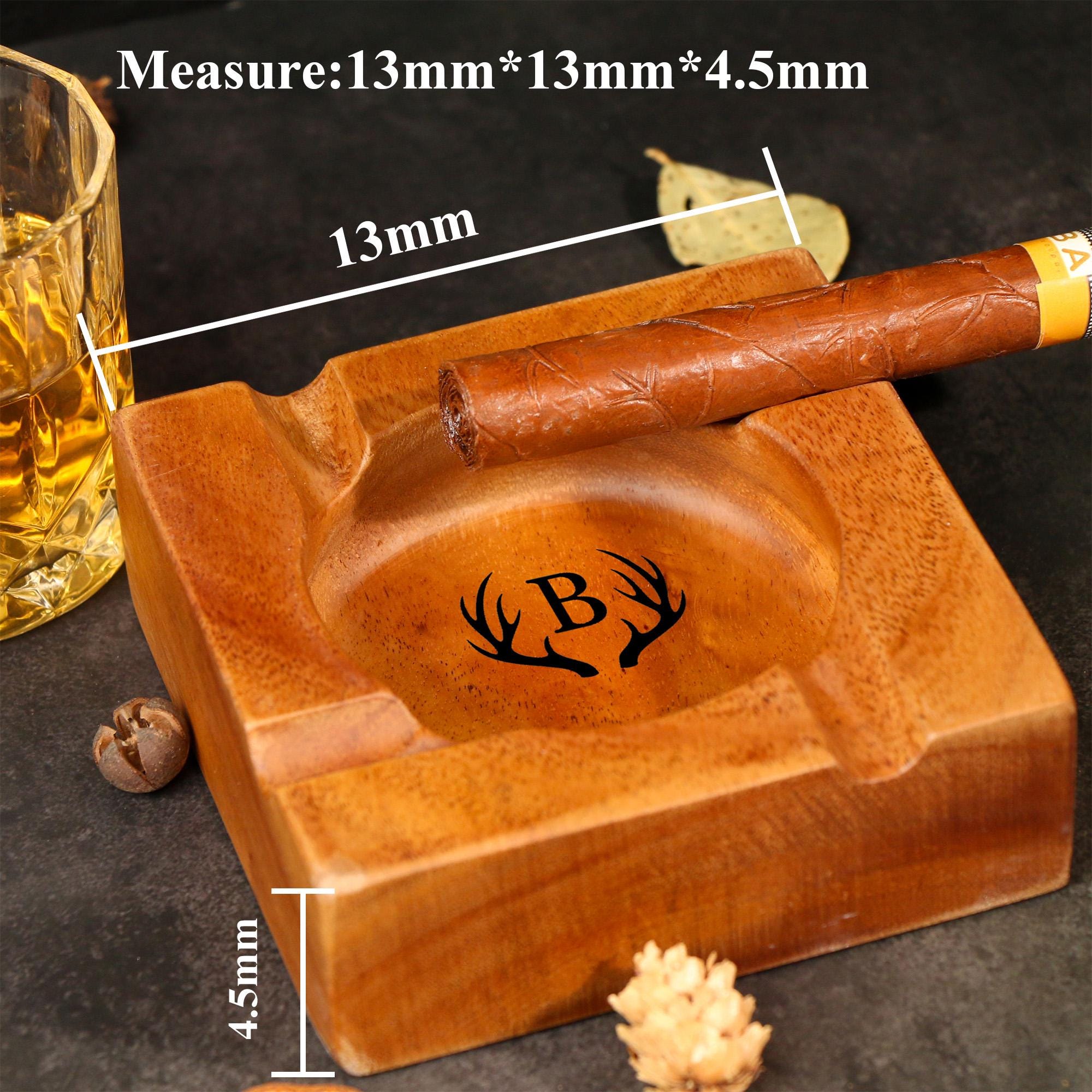 Personalized Wooden ASHTRAY ,custom Engraved Ashtrays ,cigars ...