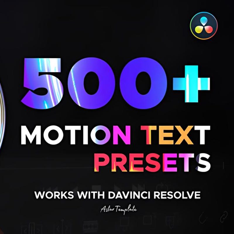 Davinci Resolve Title Pack Etsy