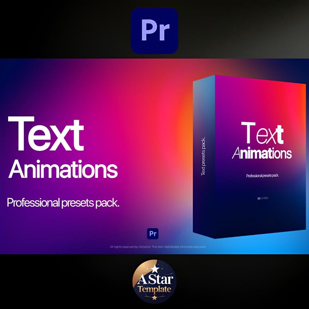 Modern Text Animation Presets | Titles, Lower Thirds for Premiere Pro ...