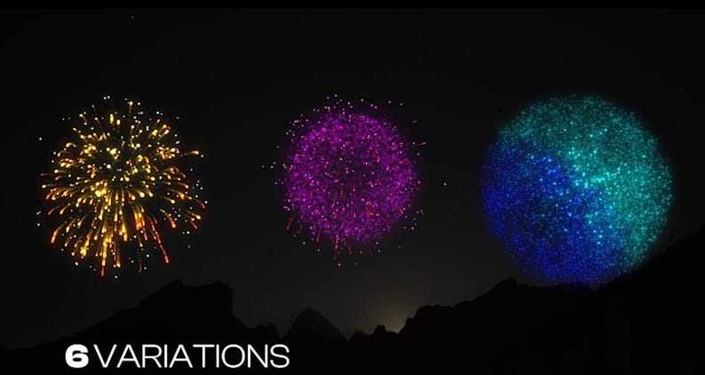 After Effects Firework Animation | Celebration Visual Effects (digital ...