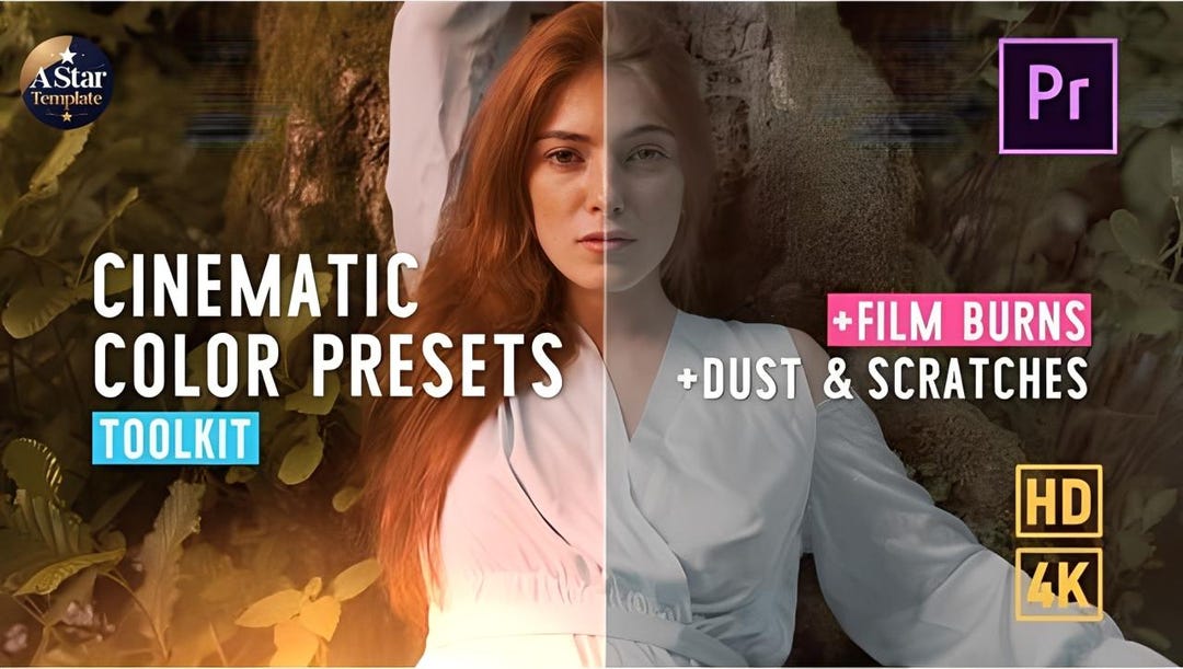 Cinematic Color Presets for Premiere Pro: Film Looks - Etsy