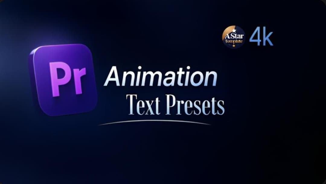 Adobe Premiere Pro 4K Animation Text Presets (digital Download) - Etsy UK