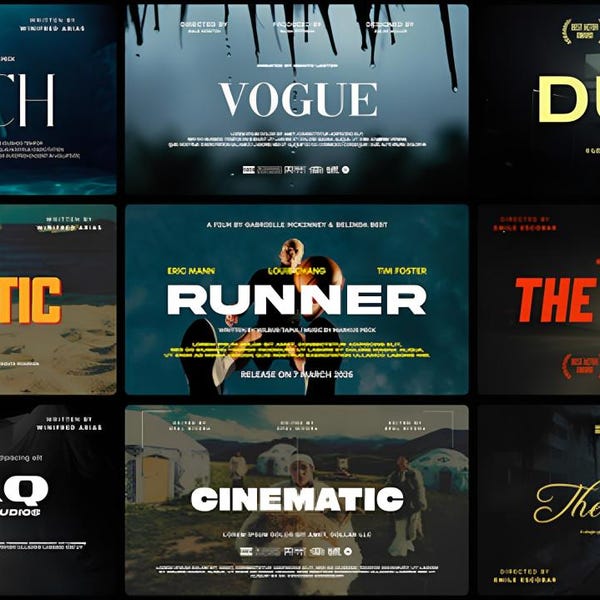 Title Cards - Etsy