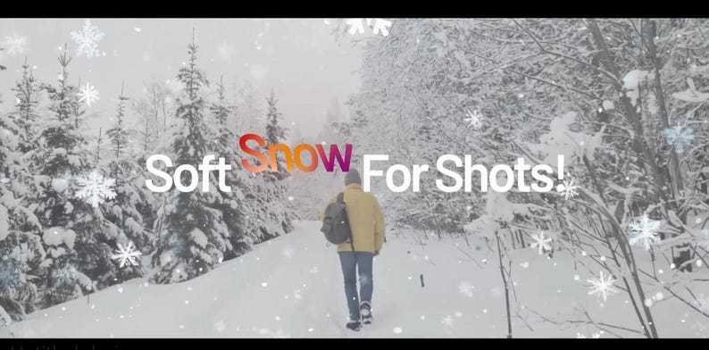 Realistic Snow Particle Overlays – Cinematic Winter Drift FX Pack for ...