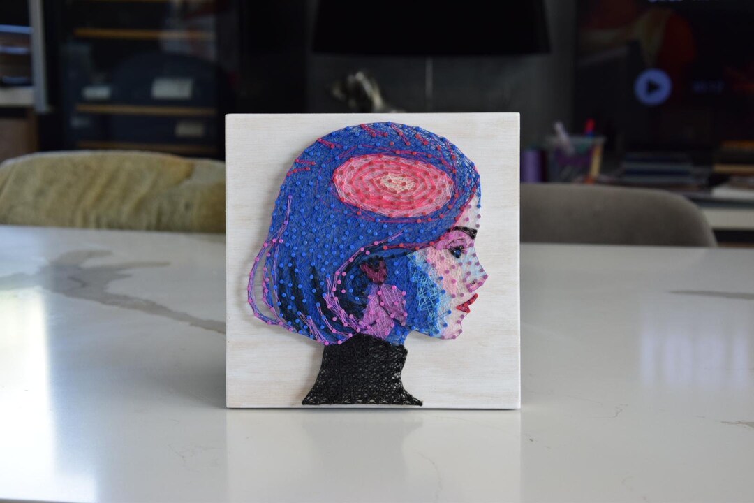 String Art Wall Hanging String Art Portrait Wall Decor - Etsy