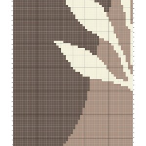 4 Sizes Abstract Leaf #4 Decorative Tapestry Crochet Pattern | Wall ...