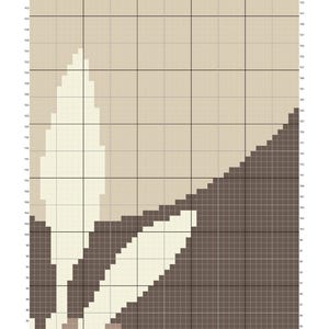 4 Sizes Abstract Leaf #4 Decorative Tapestry Crochet Pattern | Wall ...
