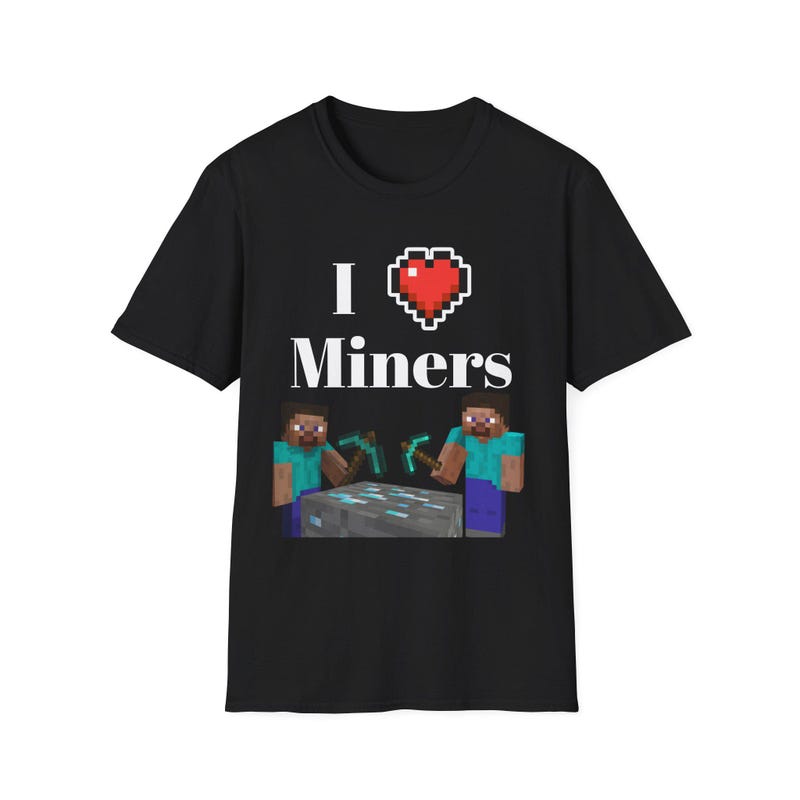 I Love Miners Shirt - Etsy