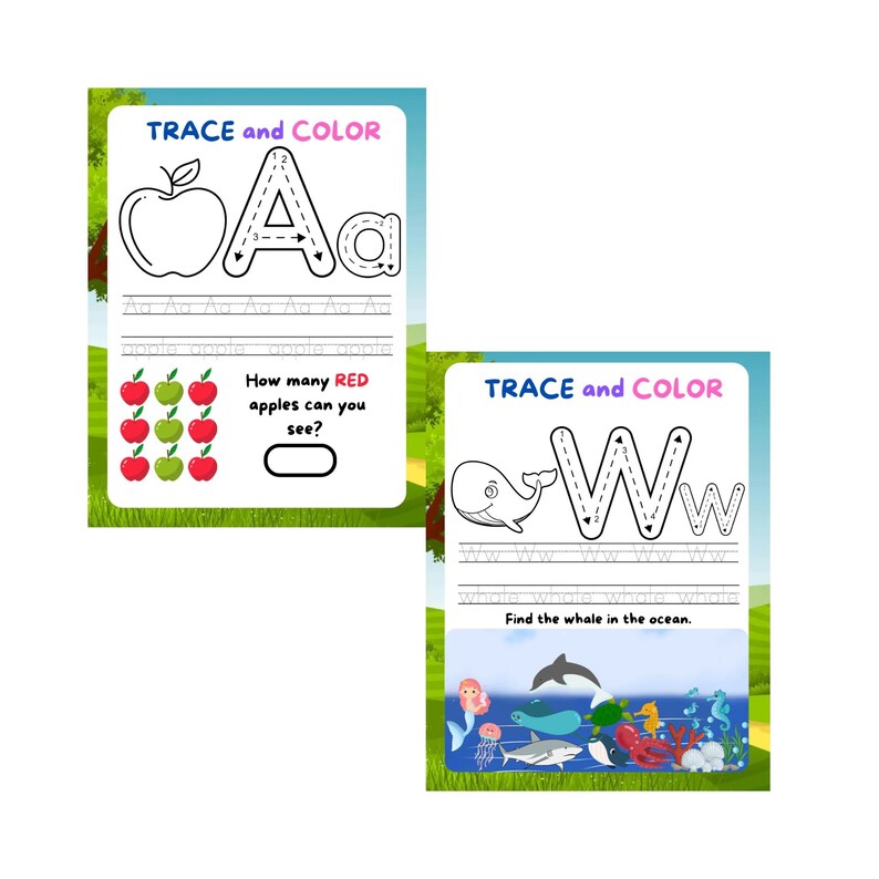 Printable Toddler Busy Book, Alphabet, Numbers & Story Adventures ...