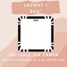 Printable Editable Notepad 3x3 Canva Template Personalized Sticky Notes ...