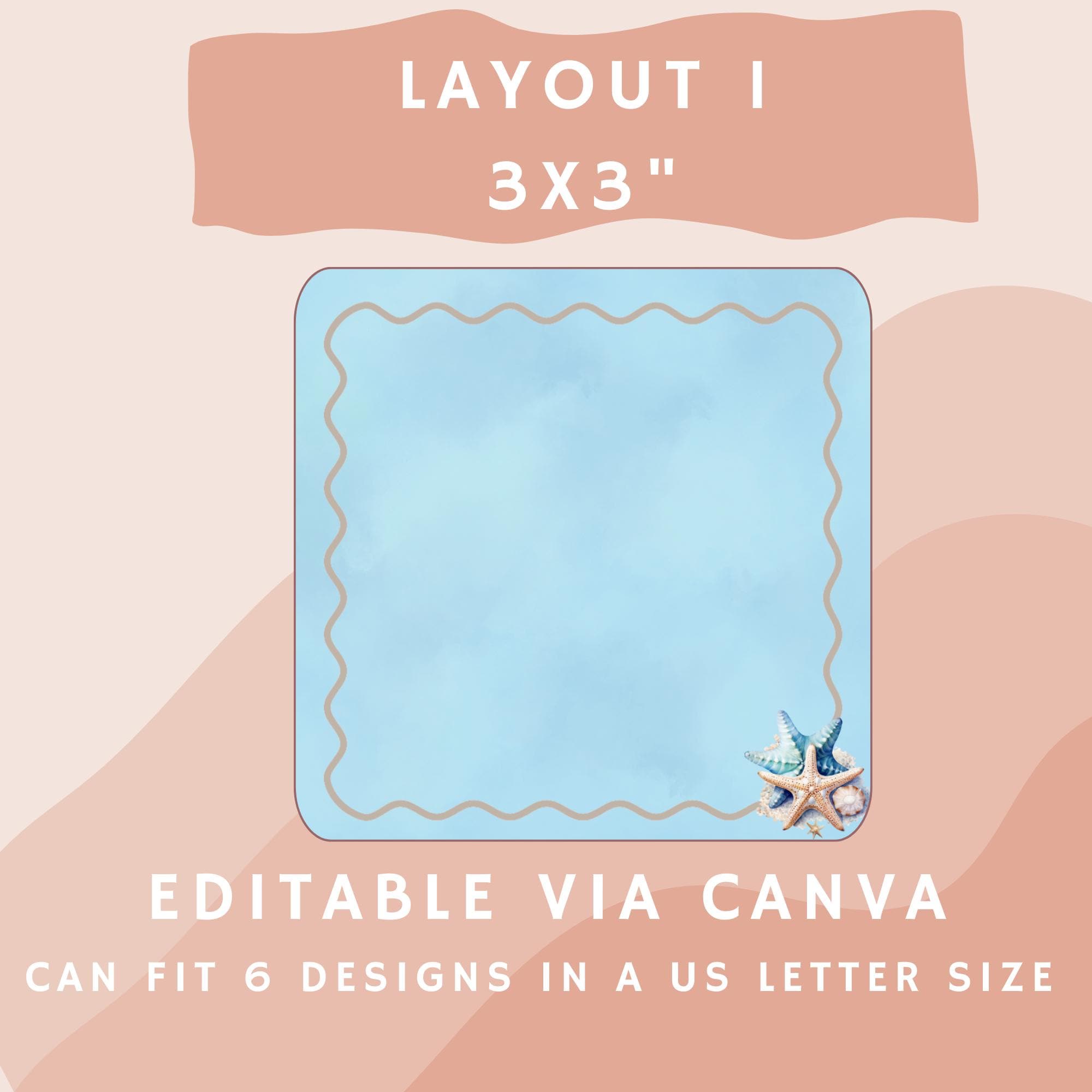 Printable Editable Notepad 3x3 Canva Template Sticky Notes Instant ...