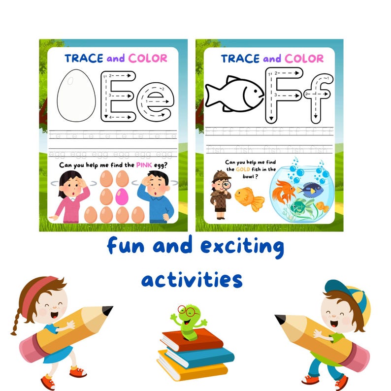 Printable Toddler Busy Book, Alphabet, Numbers & Story Adventures ...