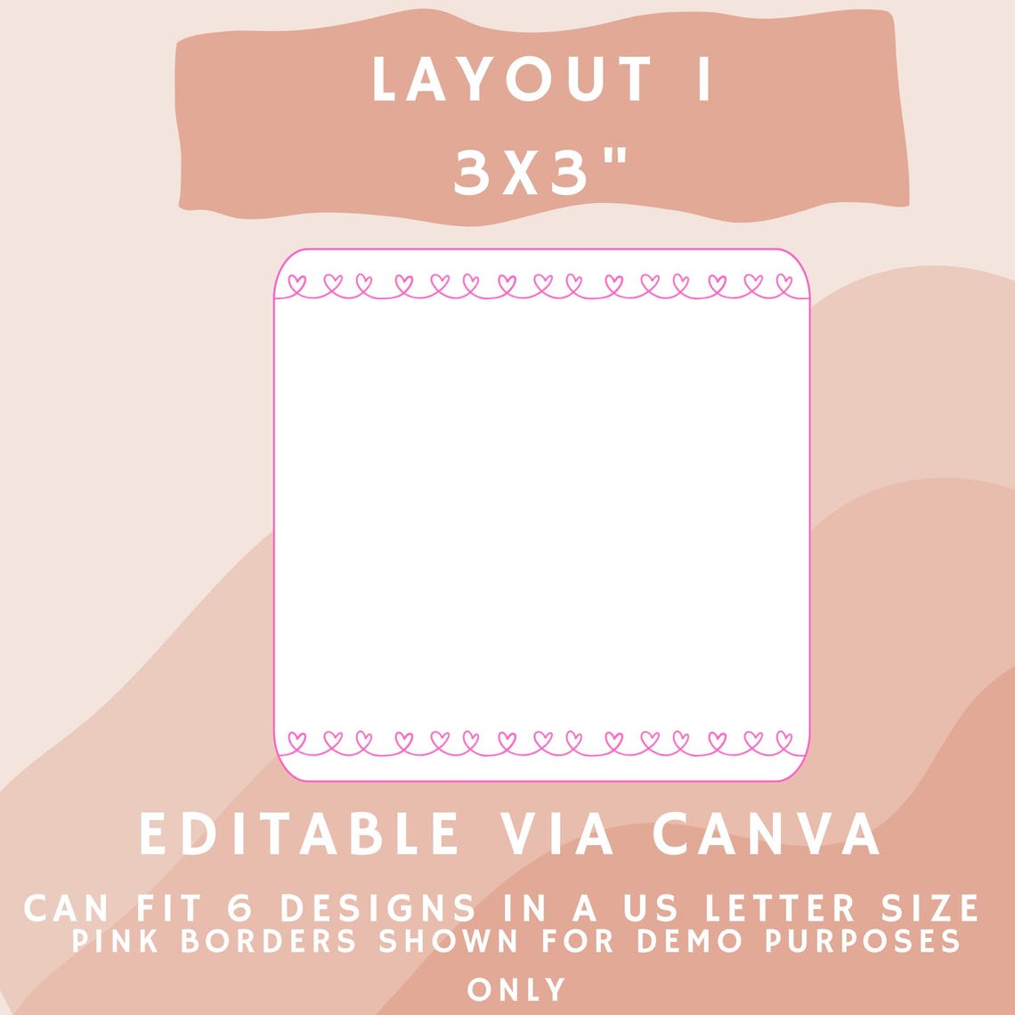 Printable Editable Notepad 3x3 Canva Template Sticky Notes Instant ...