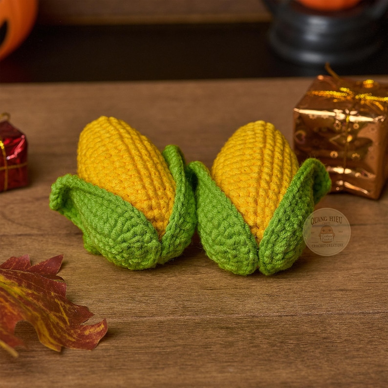 Positive Crochet Corn, Handmade Emotional Support Corn, Cute Funny ...