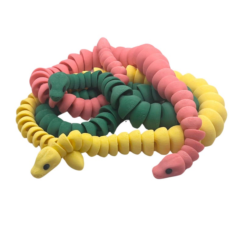 3D Printed Articulating Snake - Etsy