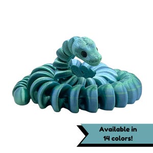 3D Printed Articulating Snake - Etsy