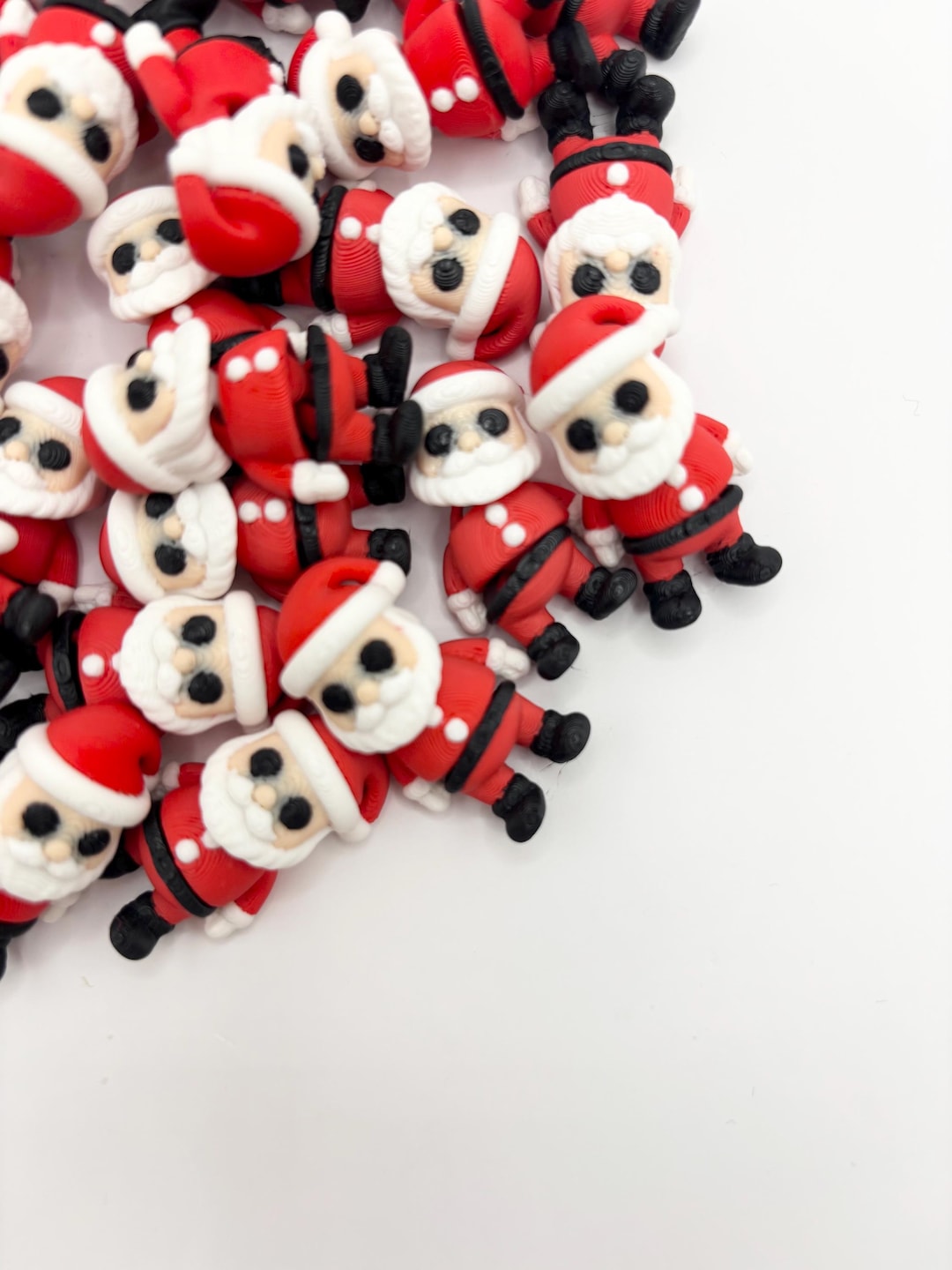 Set of 10 - 3D Printed Santa Bundle/party Pack/ Stocking Stuffers - Etsy