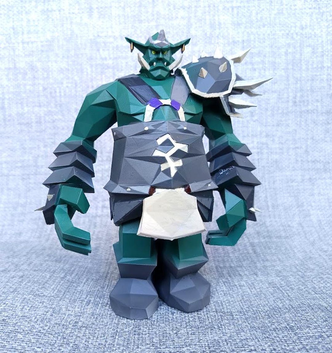 Bandos General Graardor Statue | Old School Runescape - Etsy