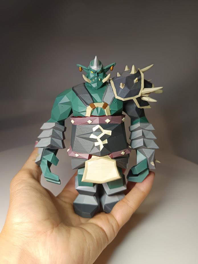 Bandos General Graardor Statue | Old School Runescape (improved Design ...