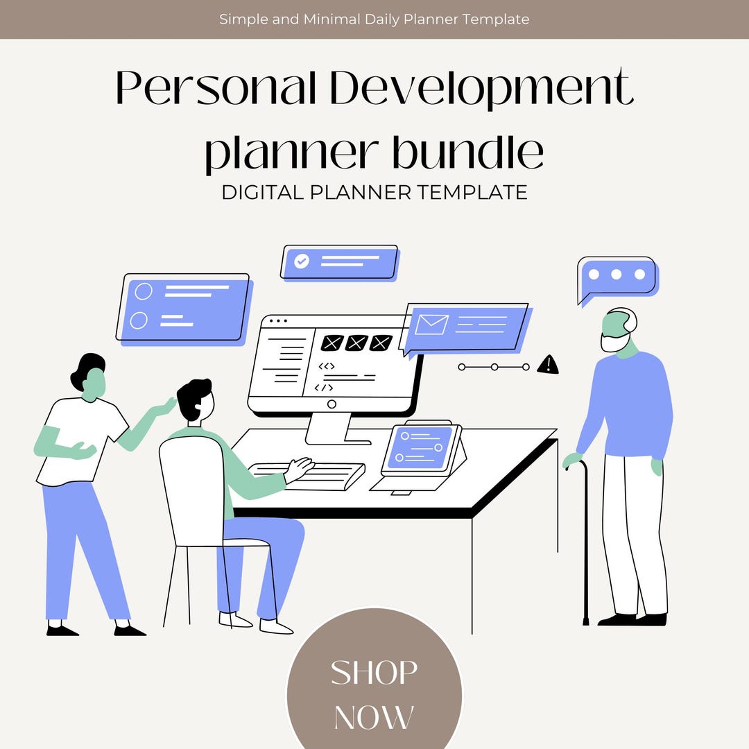 Personal Development Planner Bundle | Self Care, Life, Manifestation ...