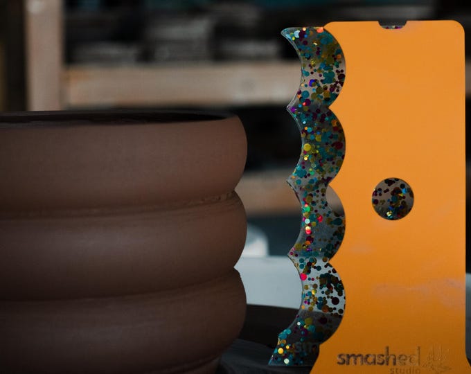 Beehive – Glitter Throwing Rib – Bubble Profile Rib for Pottery - Etsy