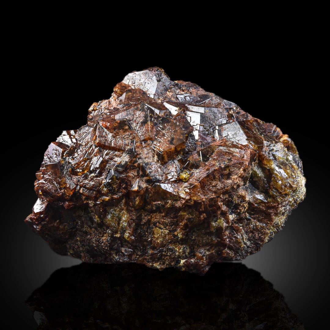 Andradite Var Demantoid Garnet Specimen - Rare Afghan 872g Natural ...