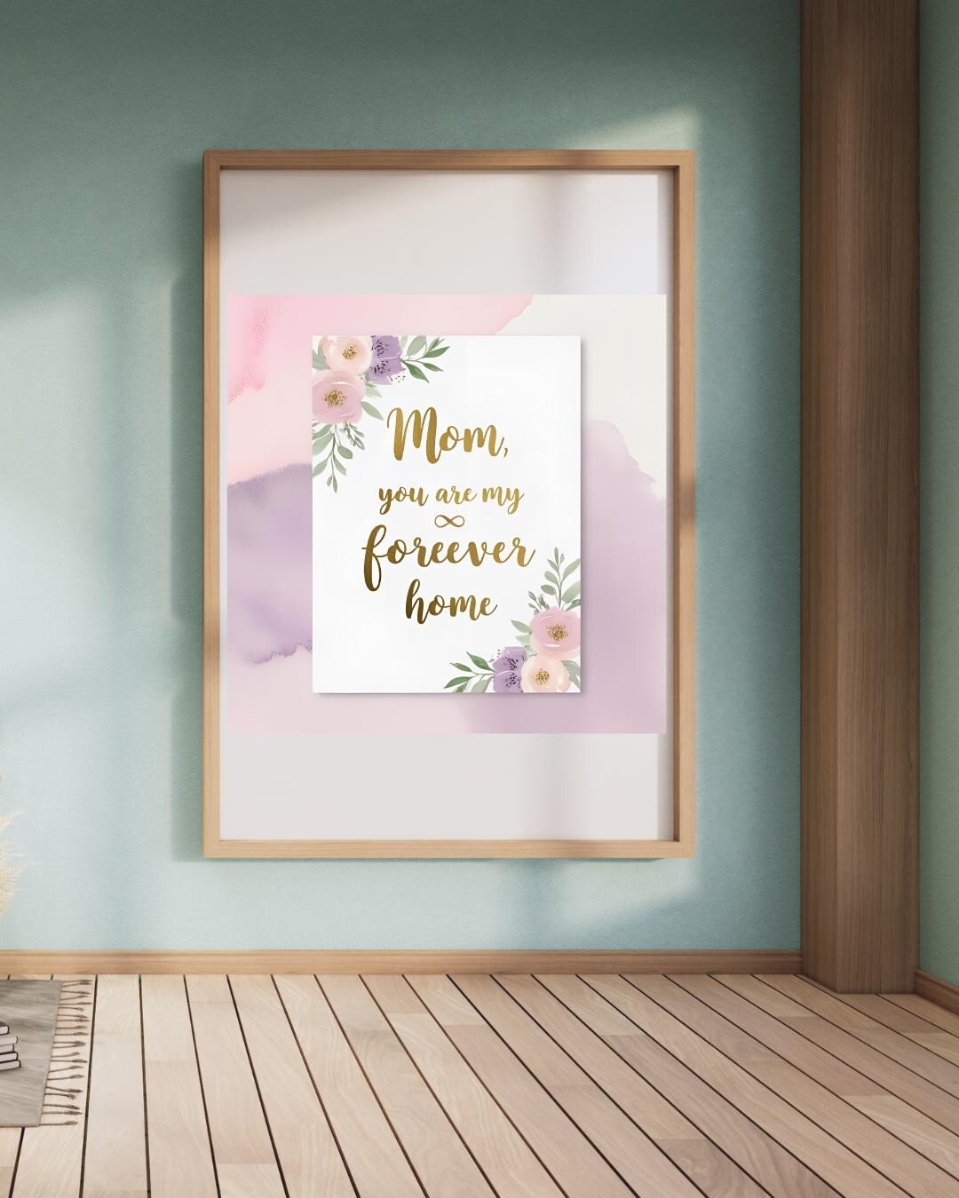 Happy Mother's Day Wall Print, Mother's Day Gift, Mothers Day Printable ...