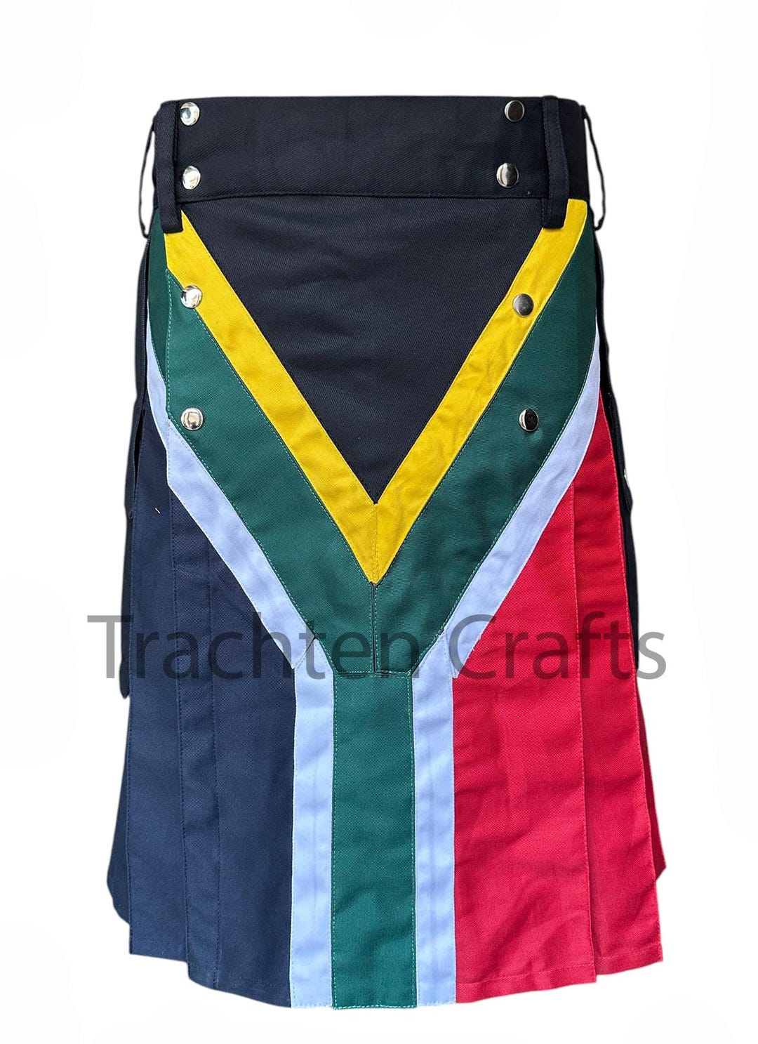 South African Flag Utility Kilt | Handmade Men's Pride Kilt | Festival ...