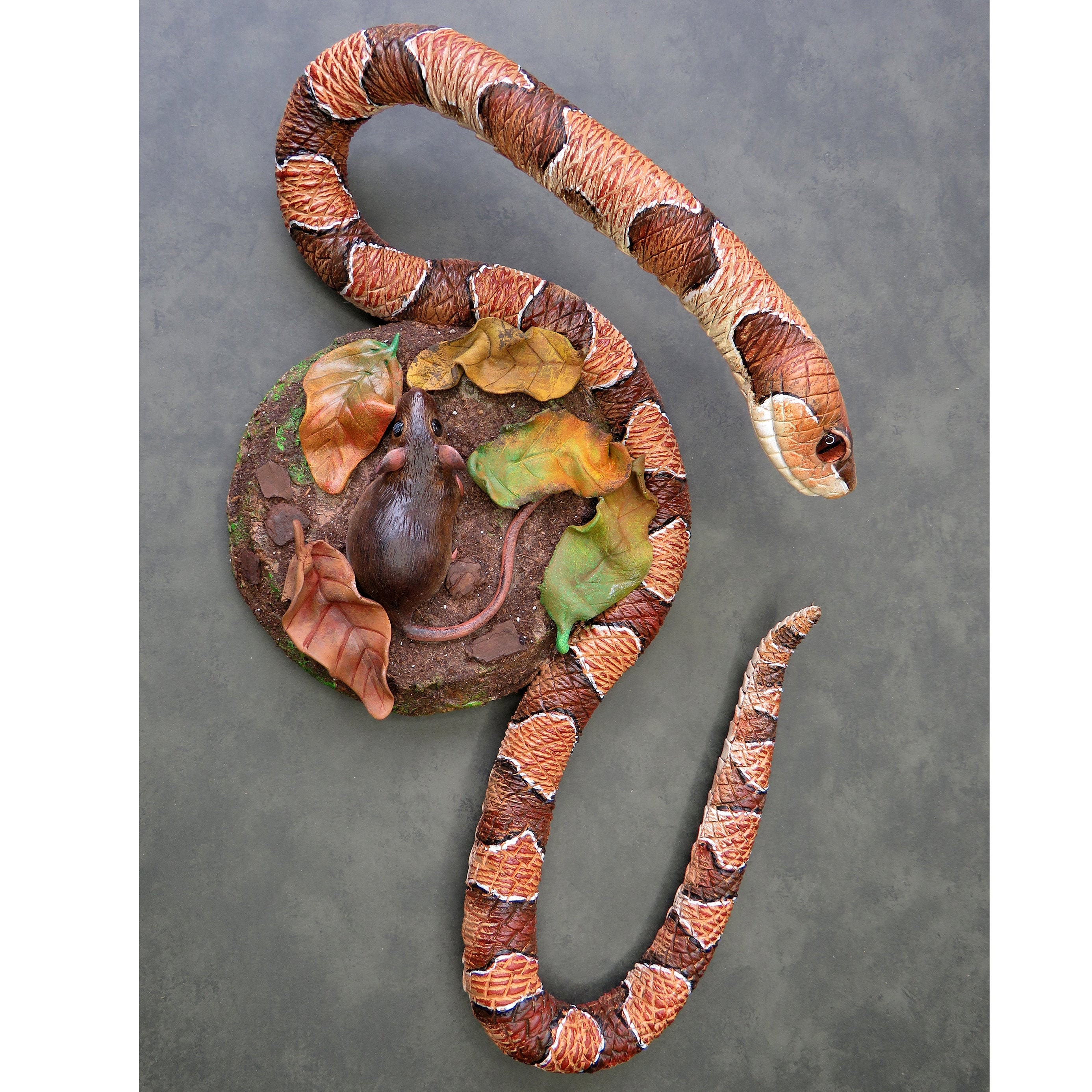Copperhead and Mouse Original Wall-hanging Art Sculpture - Etsy