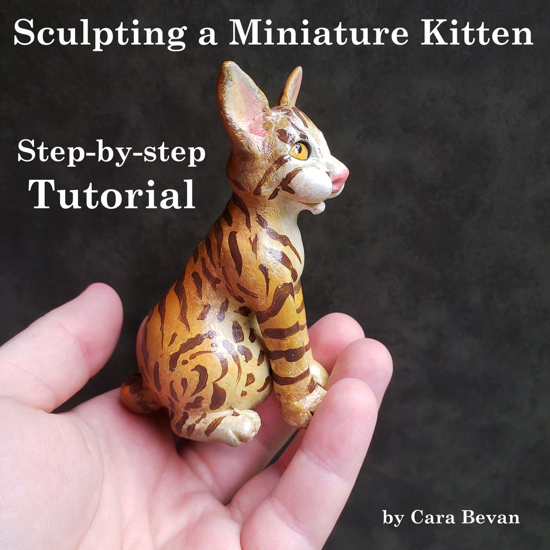 TUTORIAL: How to Make Your Own Miniature Cat or Kitten Step by Step - Etsy