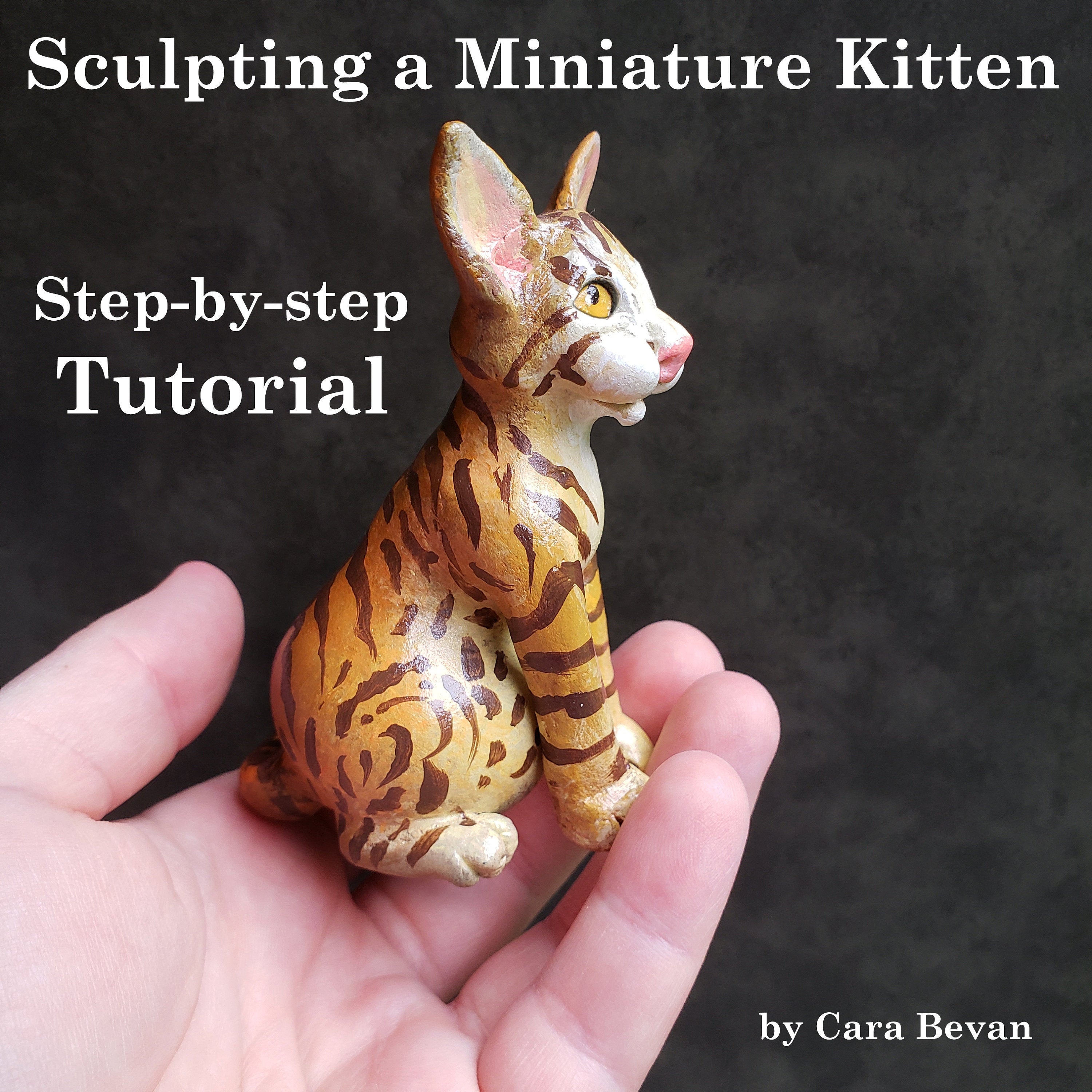 TUTORIAL: How to Make Your Own Miniature Cat or Kitten Step by Step - Etsy