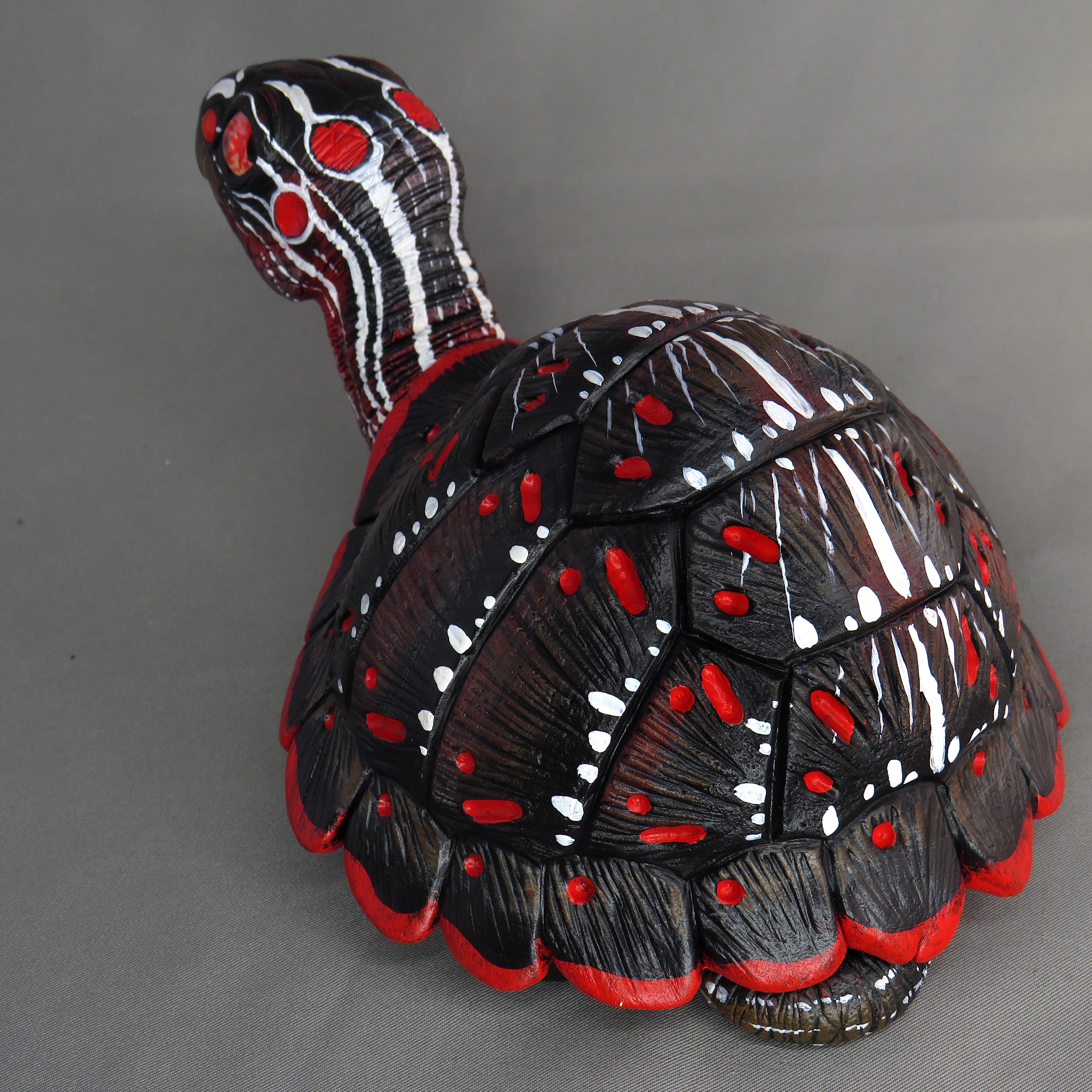 Black Spider Eyed Turtle Gourd Art Sculpture - Etsy