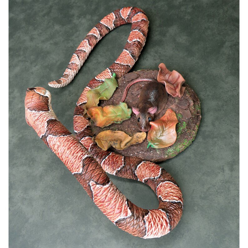Copperhead and Mouse Original Wall-hanging Art Sculpture - Etsy