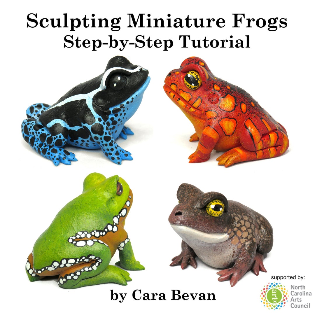 Digital Tutorial: Sculpting Miniature Frogs and Toads - Etsy