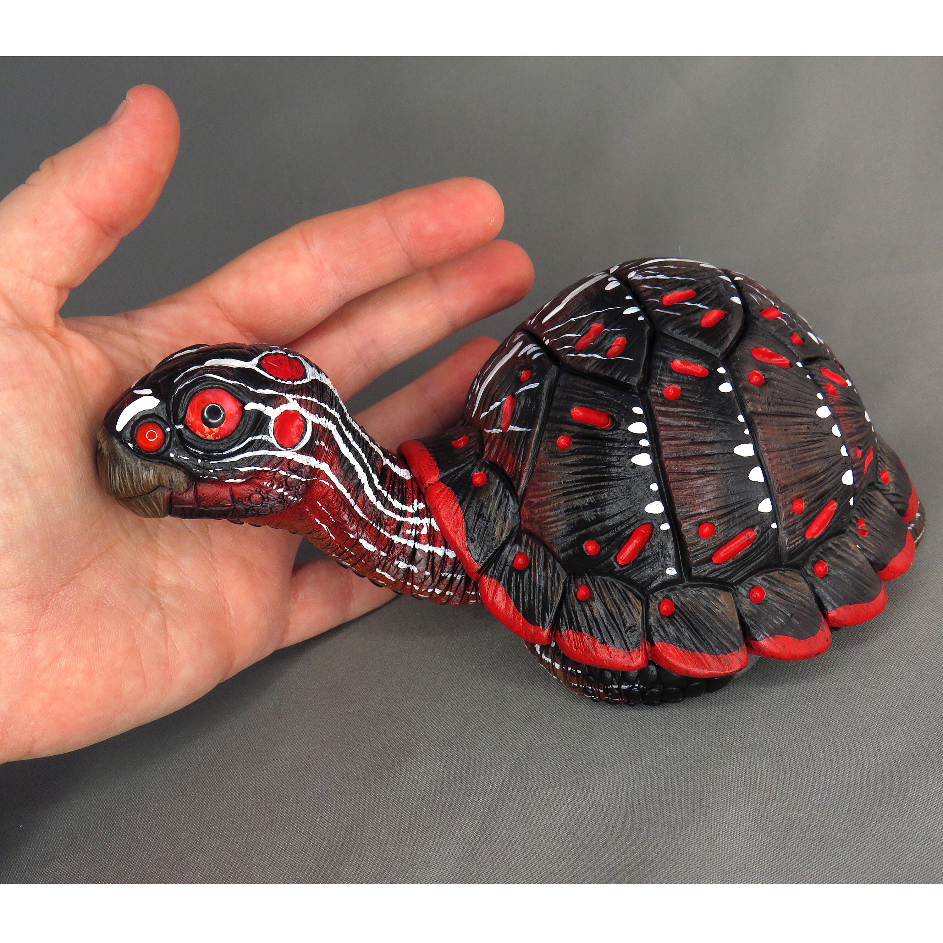 Black Spider Eyed Turtle Gourd Art Sculpture - Etsy