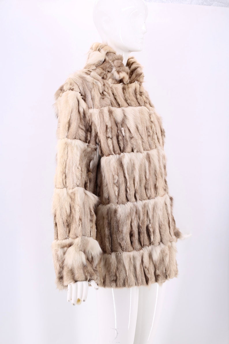 80s SAGA FOX Vintage Fur Coat M / Vintage 1970s 80s Hip Length - Etsy