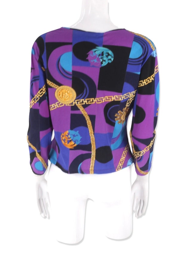 90s VERSACE Medusa top, vintage 1990s Versace Jeans m… - Gem