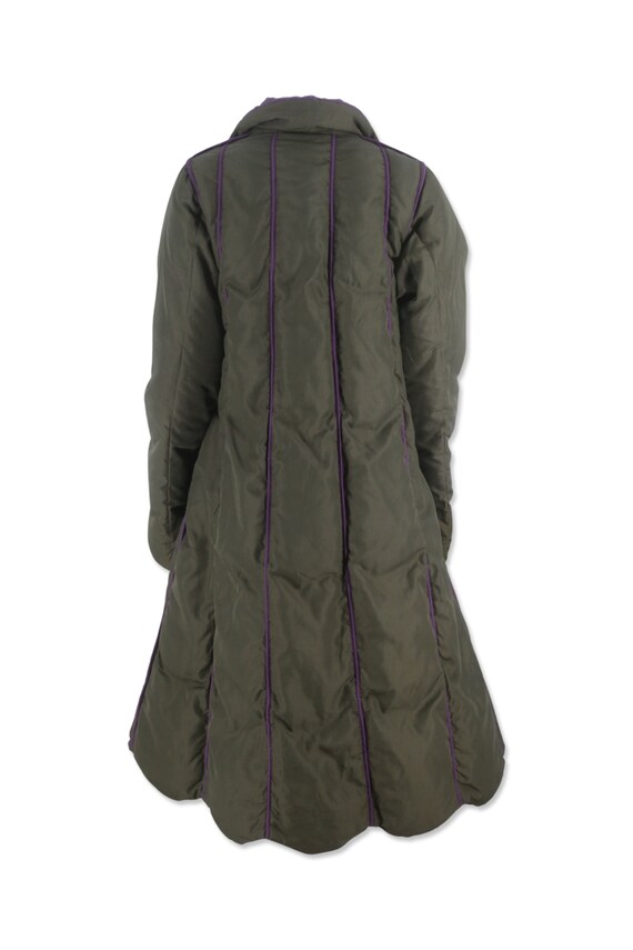 80s down quilted duffle coat S, vintage 1980s SAKS re… - Gem