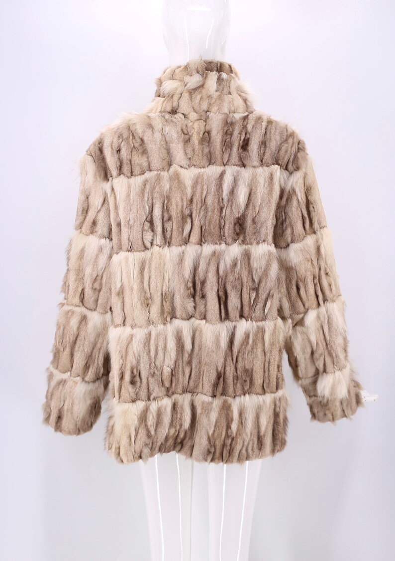 80s SAGA FOX Vintage Fur Coat M / Vintage 1970s 80s Hip Length - Etsy