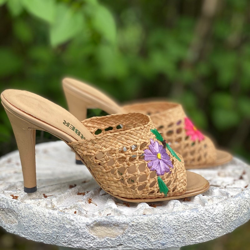 Raffia Shoes - Etsy