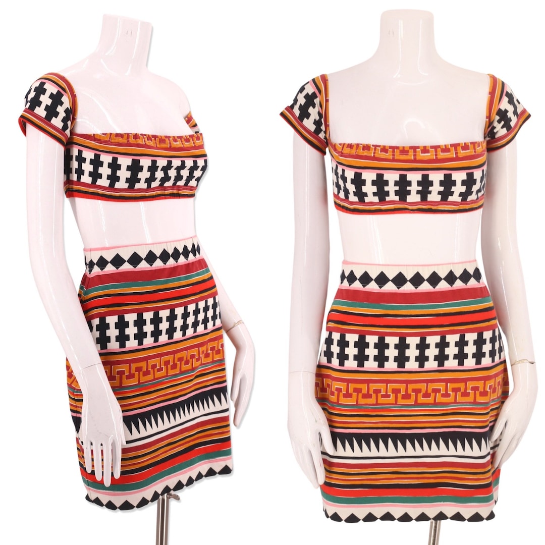 Vintage 90s FUTURE OZBEK Two Piece Set M 8-10 / Vintage 1990s Rifat ...