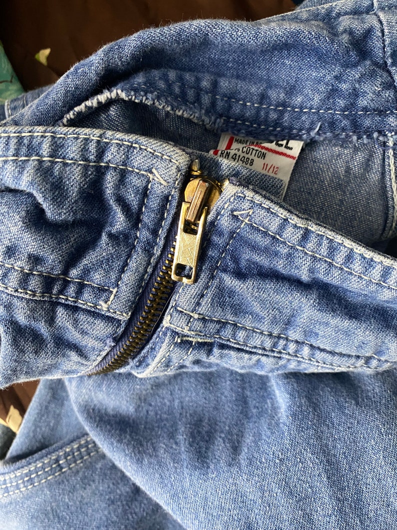 70s Double Zipper Bell Bottom Jeans 27, Vintage 1970s Cropped Flares ...