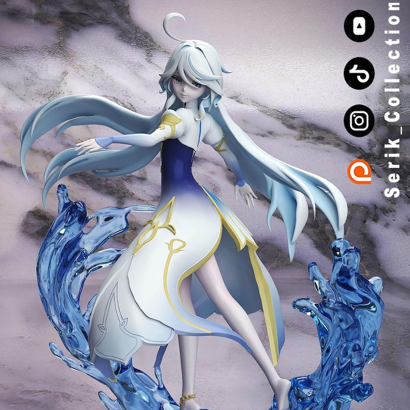 Furina Figurine - Etsy