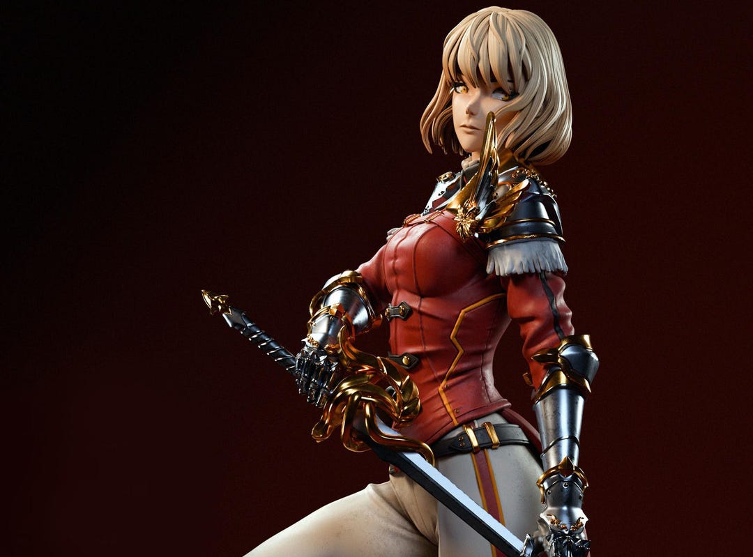 The Calm Anime Manga Figure - 25/30 Cm - Handmade - Hand Painted ...