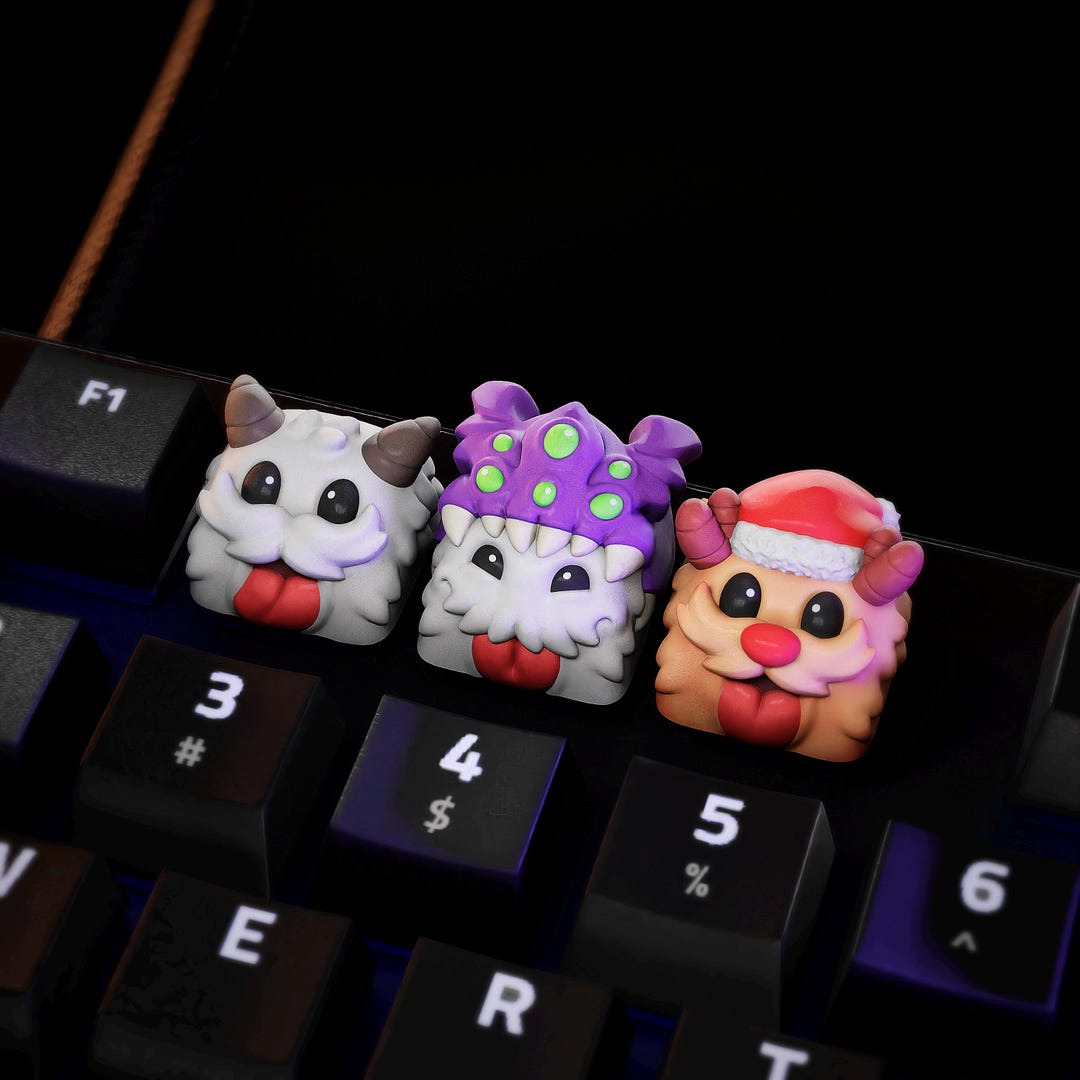 Sweet Animals Keycap - Handmade/handpainted - Etsy