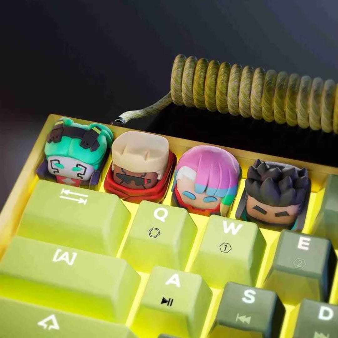 The Cyberpunk Keycap - Cyberpunk - Handmade/handpainted - Etsy