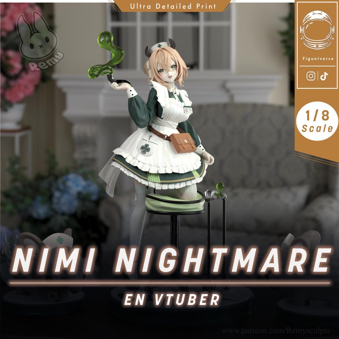 The Nightcode Muse - Maximum Detailed 3D Printed Figure - Unpainted/painted - Etsy